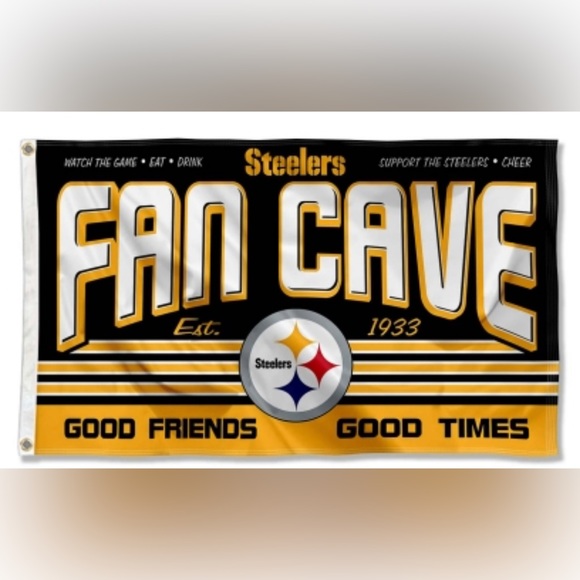 Wall Decor | Pittsburgh Steelers Fan Cave Banner | Poshmark